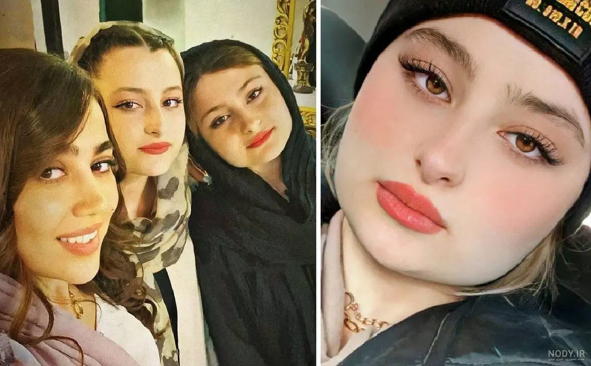 عکس نامتعارف سارا و نیکا جنجالی شد سارا و نیکا فرقانی مژه کاشتن 3 متر