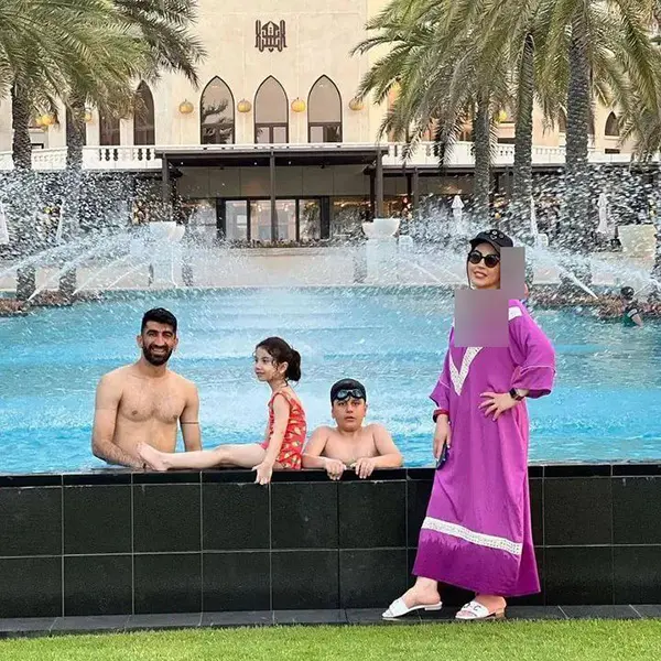 عکس مهمونی خانوادگی علیرضا بیرانوند و رونالدو لو رفت لباس افغانی زن